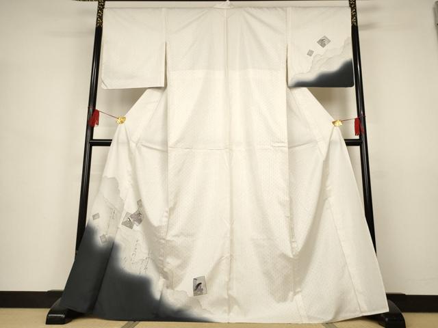 ■■■　サイズ　■■■ 身丈 168cm（肩から） 裄丈 66.5cm 袖丈 49cm　縫込み 0cm 袖幅 34cm 前幅 29cm 後幅 33cm 着物縫いこみ 内揚げ 2cm 裄 お袖側 約2cm　身頃側 約0cm ■■■　商品詳細　...