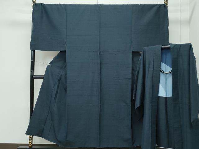 ■■■　サイズ　■■■ 【着物】 身丈 149.5cm（肩から） 裄丈 73cm 袖丈 52cm 袖幅 37cm 前幅 30cm 後幅 33.5cm 着物縫いこみ 内揚げ 11.5cm 裄 お袖側 約 5cm　身頃側 約 3.5cm 【羽織...