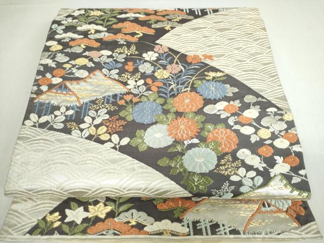 ■■■　サイズ　■■■ 長さ 452cm 幅 30.5cm程 ■■■　商品詳細　■■■ 【正絹】 詳細に関しましては、画像をご確認ください。 大変上質な逸品になります。 お安く出品致しますので、是非この機会にいかがでしょうか？ ※汚れに関し...