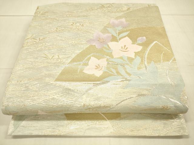 ■■■　サイズ　■■■ 長さ 430cm 幅 31cm程 ■■■　商品詳細　■■■ 【正絹・芯なし】 状態は1.2回程しか締めておらず 特に目立ったシミ汚れなどもなく大変良い状態です。 大変上質な逸品になります。 お安く出品致しますので、是...