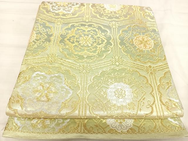 ■■■　サイズ　■■■ 長さ 414cm 幅 30.5cm程 ■■■　商品詳細　■■■ 【正絹・芯なし】 詳細に関しましては、画像をご確認ください。 大変上質な逸品になります。 お安く出品致しますので、是非この機会にいかがでしょうか？ ■■...