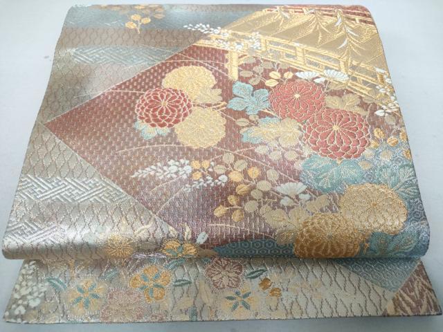 ■■■　サイズ　■■■ 長さ 432cm 幅 30.5cm程 ■■■　商品詳細　■■■ 【正絹】 詳細に関しましては、画像をご確認ください。 大変上質な逸品になります。 お安く出品致しますので、是非この機会にいかがでしょうか？ ※汚れ等に関...