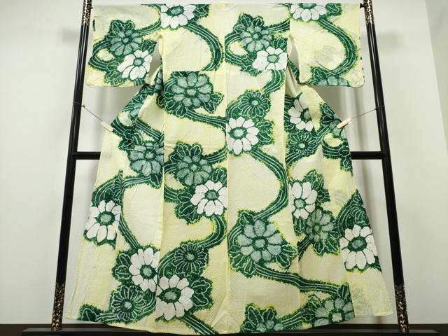 ■■■　サイズ　■■■ 身丈 156cm（肩から） 裄丈 67cm 袖丈 46cm　縫込み 2cm 袖幅 35cm 前幅 23cm 後幅 30.5cm 着物縫いこみ 内揚げ 0cm 裄 お袖側 約0cm　身頃側 約0cm ■■■　商品詳細　...