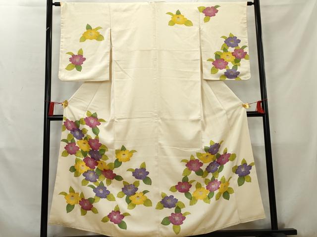 ■■■　サイズ　■■■ 身丈 155cm（肩から） 裄丈 64cm 袖丈 56.5cm　縫込み 6.5cm 袖幅 33.5cm 前幅 24cm 後幅 26.5cm 着物縫いこみ 内揚げ 6cm 裄 お袖側 約1cm　身頃側 約3cm ■■■...