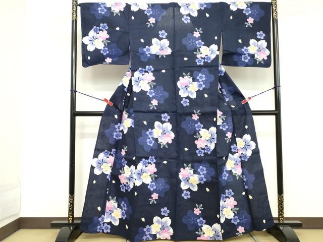 ■■■　サイズ　■■■ 身丈 162.5cm（肩から） 裄丈 65cm 袖丈 47cm　縫込み 1cm 袖幅 33cm 前幅 24cm 後幅 30cm 着物縫いこみ 内揚げ 0cm 裄 お袖側 約1cm　身頃側 約1cm ■■■　商品詳細　...