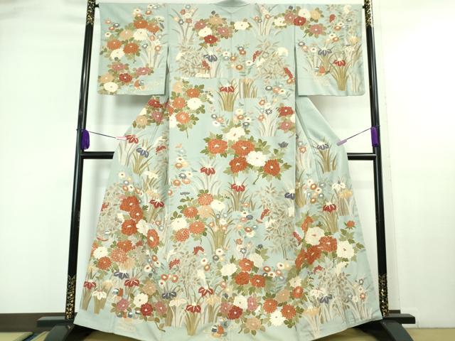 ■■■　サイズ　■■■ 身丈 162.5cm（肩から） 裄丈 67cm 袖丈 48cm　 縫込み 4cm 袖幅 34cm 前幅 24cm 後幅 30.5cm 着物縫いこみ 内揚げ 6cm 裄 お袖側 約 2.5cm　身頃側 約 4cm ■■...