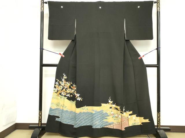 ■■■　サイズ　■■■ 身丈 162cm（肩から） 裄丈 63.5cm 袖丈 48cm　縫込み 4cm 袖幅 33cm 前幅 24cm 後幅 30cm 着物縫いこみ 内揚げ 6.5cm 裄 お袖側 約2cm　身頃側 約3cm ■■■　商品詳...