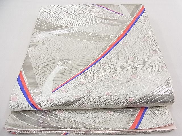 ■■■　サイズ　■■■ 長さ 428cm 幅 31cm程 ■■■　商品詳細　■■■ 【正絹・芯なし】 状態は接写画像のように 柄止まりに薄い汚れがございますが その他特に目立ったシミ汚れなどもなく大変良い状態です。 着用時には見えない部分に...