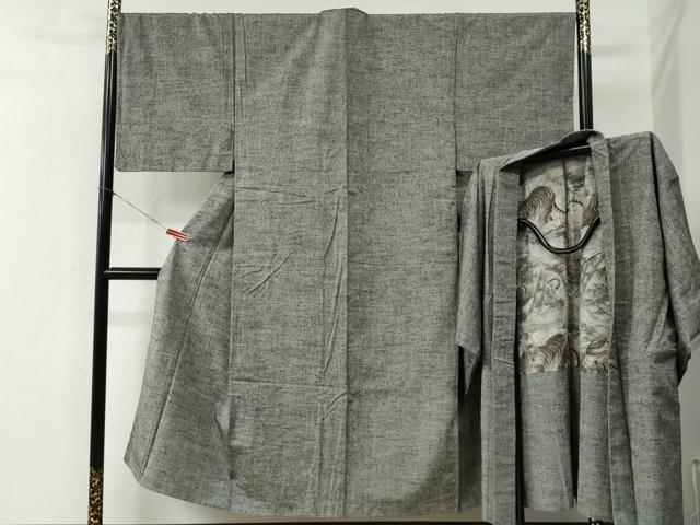 ■■■　サイズ　■■■ 【着物】 身丈 146cm（肩から） 裄丈 69.5cm 袖丈 48cm　縫込み 4cm 袖幅 35cm 前幅 26.5cm 後幅 33cm 着物縫いこみ 内揚げ 5cm 裄 お袖側 約4cm　身頃側 約3cm 【羽...