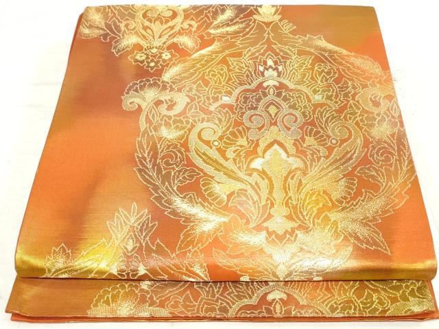 ■■■　サイズ　■■■ 長さ 410cm 幅 30.5cm程 ■■■　商品詳細　■■■ 【正絹・芯なし】 詳細に関しましては、画像をご確認ください。 大変上質な逸品になります。 お安く出品致しますので、是非この機会にいかがでしょうか？ ※こ...