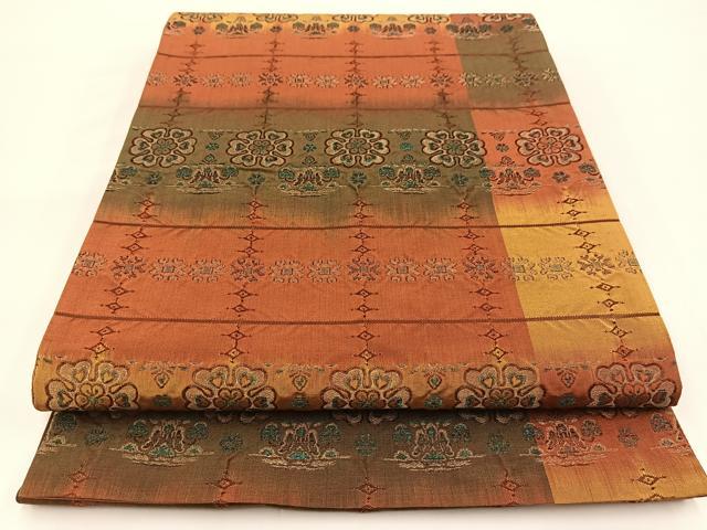 ■■■　サイズ　■■■ 長さ 420cm 幅 30.5cm程 ■■■　商品詳細　■■■ 【正絹・芯なし】 詳細に関しましては、画像をご確認ください。 大変上質な逸品になります。 お安く出品致しますので、是非この機会にいかがでしょうか？ ■■...