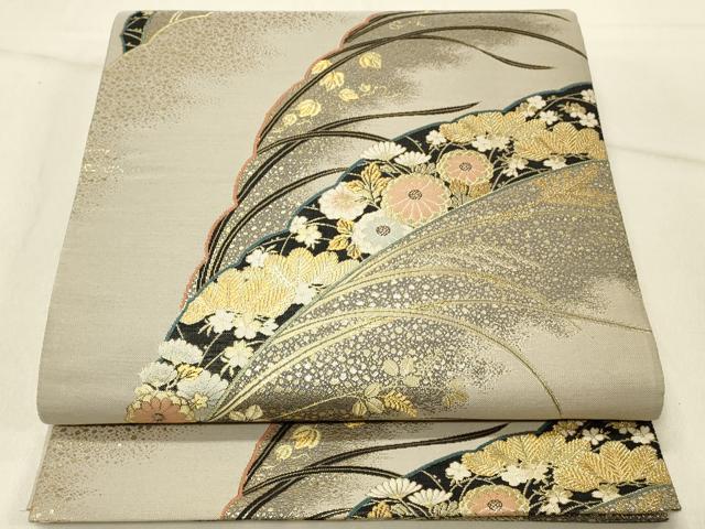 ■■■　サイズ　■■■ 長さ 440cm 幅 30.5cm程 ■■■　商品詳細　■■■ 【正絹】 詳細に関しましては、画像をご確認ください。 大変上質な逸品になります。 お安く出品致しますので、是非この機会にいかがでしょうか？ ■■■　注意...