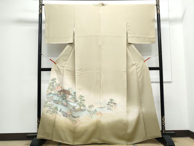 ■■■　サイズ　■■■ 身丈 161.5cm（肩から） 裄丈 65.5cm 袖丈 48cm　縫込み 5cm 袖幅 33.5cm 前幅 24.5cm 後幅 30.5cm 着物縫いこみ 内揚げ 9cm 裄 お袖側 約1cm　身頃側 約3cm ■...