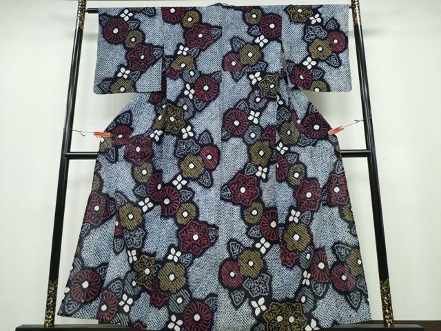 ■■■　サイズ　■■■ 身丈 157cm（肩から） 裄丈 66.5cm 袖丈 48cm　縫込み 4cm 袖幅 35.5cm 前幅 24cm 後幅 29.5cm 着物縫いこみ 内揚げ 0cm 裄 お袖側 約1.5cm　身頃側 約3cm ■■■...