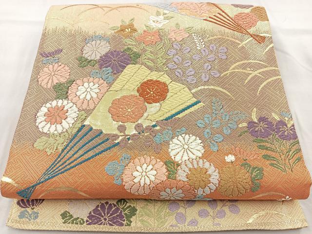 ■■■　サイズ　■■■ 長さ 428cm 幅 31cm程 ■■■　商品詳細　■■■ 【正絹】 詳細に関しましては、画像をご確認ください。 大変上質な逸品になります。 お安く出品致しますので、是非この機会にいかがでしょうか？ ※汚れ等に関しま...