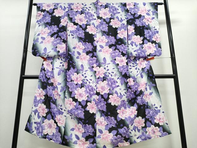 ■■■　サイズ　■■■ 身丈 139cm（肩から） 裄丈 63.5cm 袖丈 60.5cm　縫込み 1cm 袖幅 33cm 前幅 23.5cm 後幅 28.5cm 着物縫いこみ 内揚げ 0cm 裄 お袖側 約1cm　身頃側 約1cm ■■■...