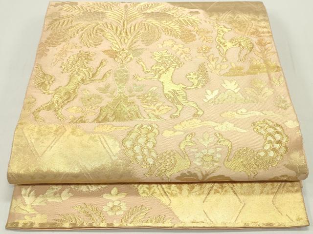 ■■■　サイズ　■■■ 長さ 426cm 幅 30cm程 ■■■　商品詳細　■■■ 【正絹】 状態は接写画像のように 柄止まり、手先に線汚れがございますが 着用時には見えない部分になるかと思いますのであまり気にならずお召になれるかと思います...