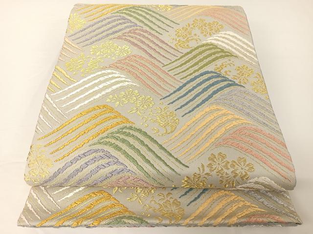 ■■■　サイズ　■■■ 長さ 432cm 幅 31cm程 ■■■　商品詳細　■■■ 【正絹】 状態は締めてはおりますが 特に目立ったシミ汚れなどもなく大変良い状態です。 大変上質な逸品になります。 お安く出品致しますので、是非この機会にいか...