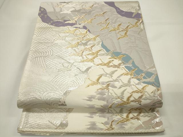 ■■■　サイズ　■■■ 長さ 414cm 幅 31cm程 ■■■　商品詳細　■■■ 【正絹・芯なし・関西仕立て】 詳細に関しましては、画像をご確認ください。 大変上質な逸品になります。 お安く出品致しますので、是非この機会にいかがでしょうか...