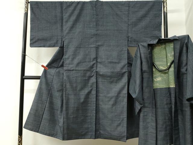 ■■■　サイズ　■■■ 【着物】 身丈 157cm（肩から） 裄丈 67cm 袖丈 48.5cm　縫込み 4cm 袖幅 34cm 前幅 27cm 後幅 31cm 着物縫いこみ 内揚げ 9cm 裄 お袖側 約2cm　身頃側 約2cm 【羽織】...