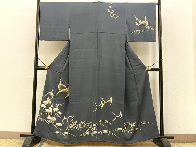 ■■■　サイズ　■■■ 身丈 160cm（肩から） 裄丈 67cm 袖丈 47cm　縫込み 7.5cm 袖幅 34.5cm 前幅 24.5cm 後幅 30.5cm 着物縫いこみ 内揚げ 6.5cm 裄 お袖側 約2cm　身頃側 約3cm ■...