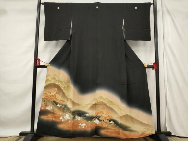 ■■■　サイズ　■■■ 身丈 157cm（肩から） 裄丈 64cm 袖丈 47.5cm　縫込み 6cm 袖幅 32cm 前幅 24.5cm 後幅 30.5cm 着物縫いこみ 内揚げ 6cm 裄 お袖側 約2cm　身頃側 約2cm ■■■　商...