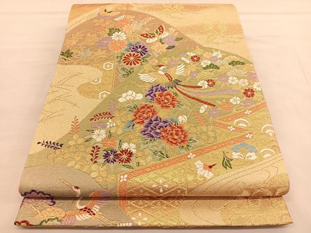 ■■■　サイズ　■■■ 長さ 438cm 幅 30.5cm程 ■■■　商品詳細　■■■ 【正絹】 詳細に関しましては、画像をご確認ください。 大変上質な逸品になります。 お安く出品致しますので、是非この機会にいかがでしょうか？ ■■■　注意...