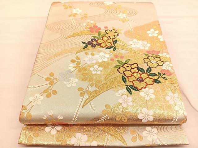 ■■■　サイズ　■■■ 長さ 438cm 幅 30cm程 ■■■　商品詳細　■■■ 【正絹】 詳細に関しましては、画像をご確認ください。 大変上質な逸品になります。 お安く出品致しますので、是非この機会にいかがでしょうか？ ■■■　注意事項...