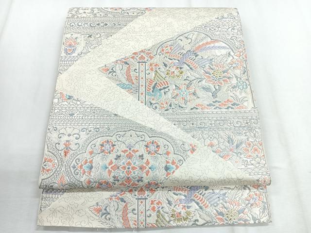 ■■■　サイズ　■■■ 長さ 414cm 幅 31cm程 ■■■　商品詳細　■■■ 【正絹・芯なし】 詳細に関しましては、画像をご確認ください。 大変上質な逸品になります。 お安く出品致しますので、是非この機会にいかがでしょうか？ ※汚れ等...