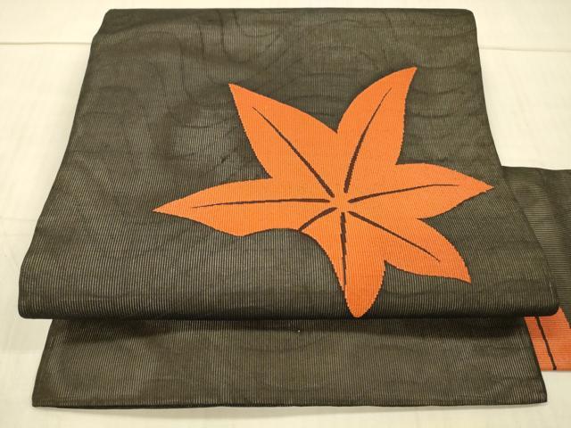 ■■■　サイズ　■■■ 長さ 342cm 幅 31cm程 ■■■　商品詳細　■■■ 【正絹】 状態は接写画像のように たれ先・太鼓に薄い汚れがございますが その他特に目立ったシミ汚れなどもなく大変良い状態です。 大変上質な逸品になります。 ...