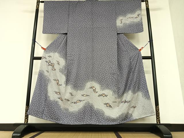 ■■■　サイズ　■■■ 身丈 152cm（肩から） 裄丈 61cm 袖丈 48cm　縫込み 2cm 袖幅 32cm 前幅 24cm 後幅 30cm 着物縫いこみ 内揚げ 11cm 裄 お袖側 約4.5cm　身頃側 約4cm ■■■　商品詳細...