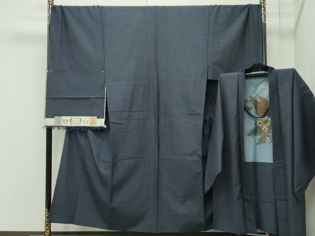 ■■■　サイズ　■■■ 【着物】 身丈 150.5cm（肩から） 裄丈 73cm 袖丈 53cm 袖幅 37cm 前幅 24cm 後幅 30cm 着物縫いこみ 内揚げ 5cm 裄 お袖側 約 0cm　身頃側 約 0cm 【羽織】 身丈 94...