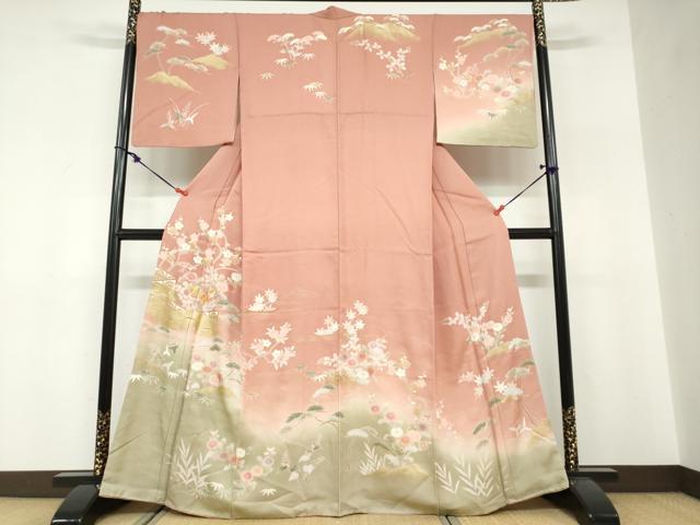 ■■■　サイズ　■■■ 身丈 162cm（肩から） 裄丈 69.5cm 袖丈 49cm　縫込み 2cm 袖幅 35cm 前幅 24.5cm 後幅 30.5cm 着物縫いこみ 内揚げ 5cm 裄 お袖側 約1cm　身頃側 約1cm ■■■　商...