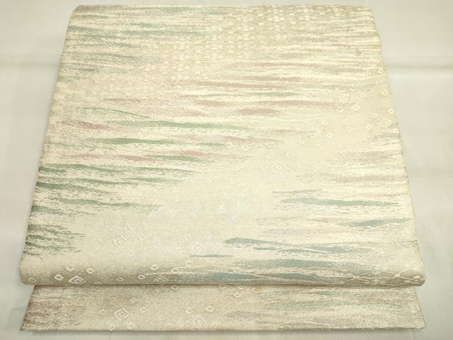 ■■■　サイズ　■■■ 長さ 424cm 幅 30.5cm程 ■■■　商品詳細　■■■ 【正絹】 状態は画像を添付しておりますので、そちらをご確認下さいますよう宜しくお願い致します。 大変上質な逸品になりますのでぜひお手入れをされてお召しに...