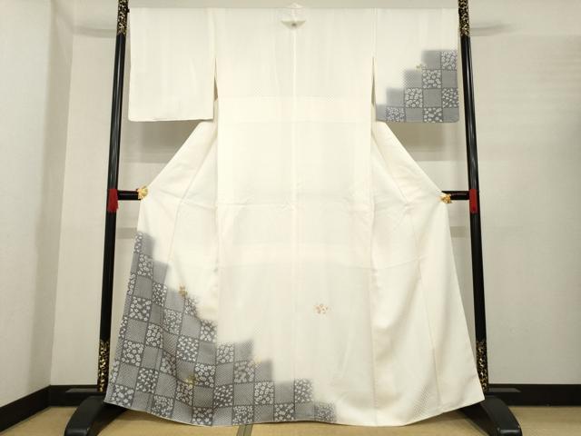 ■■■　サイズ　■■■ 身丈 164cm（肩から） 裄丈 67cm 袖丈 49cm　縫込み 6cm 袖幅 34cm 前幅 24.5cm 後幅 30cm 着物縫いこみ 内揚げ 7cm 裄 お袖側 約2cm　身頃側 約2cm ■■■　商品詳細　...
