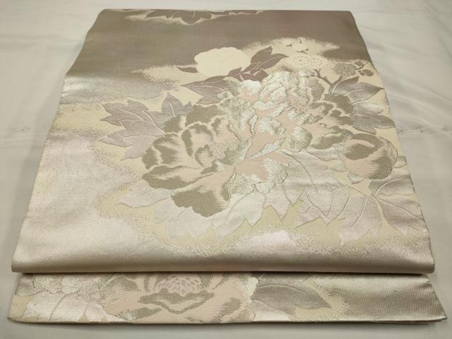 ■■■　サイズ　■■■ 長さ 422cm 幅 31cm程 ■■■　商品詳細　■■■ 【正絹】 詳細に関しましては、画像をご確認ください。 西陣の老舗服部織物は創業1788年から脈々と その卓越した技術力と創作性で親しまれてきました。 天明の...