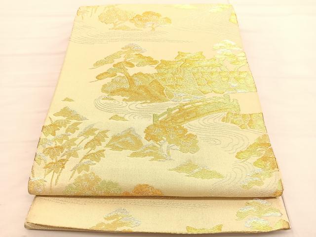 ■■■　サイズ　■■■ 長さ 414cm 幅 30cm程 ■■■　商品詳細　■■■ 【正絹・未仕立て】 詳細に関しましては、画像をご確認ください。 大変上質な逸品になります。 お安く出品致しますので、是非この機会にいかがでしょうか？ ■■■...