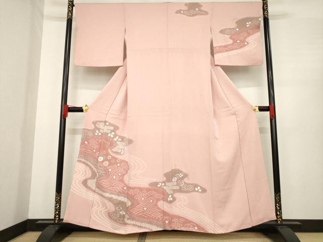 ■■■　サイズ　■■■ 身丈 157cm（肩から） 裄丈 66.5cm 袖丈 48cm　縫込み 6cm 袖幅 35cm 前幅 24cm 後幅 29cm 着物縫いこみ 内揚げ 2.5cm 裄 お袖側 約1cm　身頃側 約2cm ■■■　商品詳...