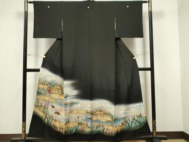 ■■■　サイズ　■■■ 身丈 156cm（肩から） 裄丈 63cm 袖丈 44cm　縫込み 5cm 袖幅 31.5cm 前幅 23.5cm 後幅 29.5cm 着物縫いこみ 内揚げ 5.5cm 裄 お袖側 約3cm　身頃側 約3cm ■■■...