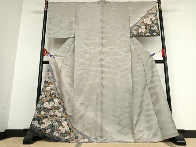 ■■■　サイズ　■■■ 身丈 167.5cm（肩から） 裄丈 66.5cm 袖丈 49cm　縫込み 5cm 袖幅 33cm 前幅 28.5cm 後幅 32cm 着物縫いこみ 内揚げ 3.5cm 裄 お袖側 約2cm　身頃側 約2cm ■■■...