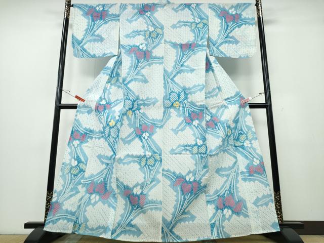 ■■■　サイズ　■■■ 身丈 163.5cm（肩から） 裄丈 63cm 袖丈 44.5cm　縫込み 3cm 袖幅 34cm 前幅 24.5cm 後幅 30cm 着物縫いこみ 内揚げ 0cm 裄 お袖側 約1cm　身頃側 約0cm ■■■　商...
