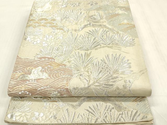 ■■■　サイズ　■■■ 長さ 402cm 幅 30.5cm程 ■■■　商品詳細　■■■ 【正絹】 詳細に関しましては、画像をご確認ください。 大変上質な逸品になります。 お安く出品致しますので、是非この機会にいかがでしょうか？ ※汚れ等に関...