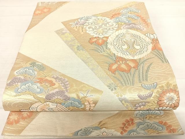 ■■■　サイズ　■■■ 長さ 418cm 幅 30.5cm程 ■■■　商品詳細　■■■ 【正絹】 詳細に関しましては、画像をご確認ください。 大変上質な逸品になります。 お安く出品致しますので、是非この機会にいかがでしょうか？ ■■■　注意...