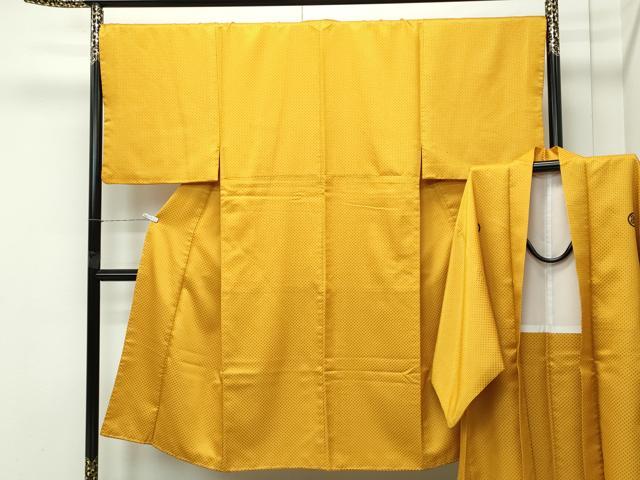 ■■■　サイズ　■■■ 【着物】 身丈 136cm（肩から） 裄丈 69cm 袖丈 51cm 袖幅 36cm 前幅 24.5cm 後幅 30cm 着物縫いこみ 内揚げ 1cm 裄 お袖側 約 3cm　身頃側 約 0cm 【羽織・五つ紋】 身...