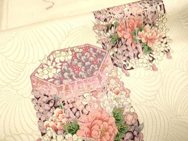 ■■■　サイズ　■■■ 身丈 154.5cm（肩から） 裄丈 65cm 袖丈 47cm　縫込み 4.5cm 袖幅 33cm 前幅 24.5cm 後幅 29.5cm 着物縫いこみ 内揚げ 6.5cm 裄 お袖側 約2cm　身頃側 約2cm ■...