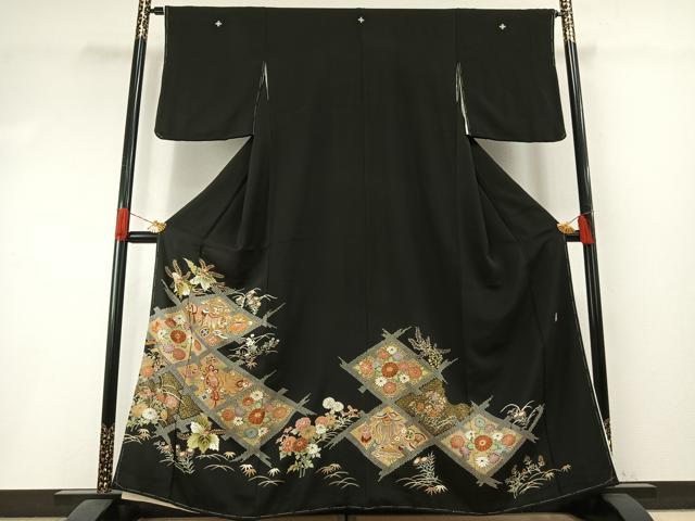 ■■■　サイズ　■■■ 身丈 159cm（肩から） 裄丈 64cm 袖丈 47cm　縫込み 5.5cm 袖幅 32.5cm 前幅 25cm 後幅 32cm 着物縫いこみ 内揚げ 6cm 裄 お袖側 約4cm　身頃側 約3cm ■■■　商品詳...