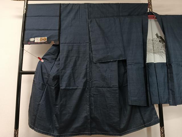 ■■■　サイズ　■■■ 【着物】 身丈 141cm（肩から） 裄丈 68cm 袖丈 48.5cm　縫込み 4cm 袖幅 34cm 前幅 27cm 後幅 30.5cm 着物縫いこみ 内揚げ 8cm 裄 お袖側 約1cm　身頃側 約1cm 【羽...