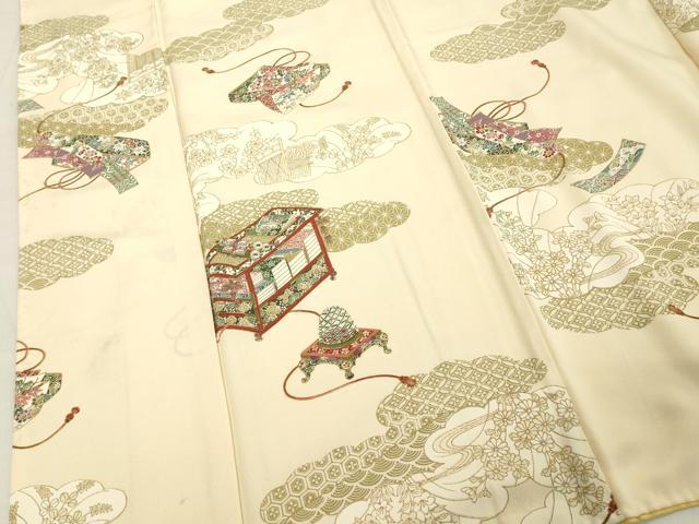 ■■■　サイズ　■■■ 身丈 154cm（肩から） 裄丈 64cm 袖丈 47cm　縫込み 1.5cm 袖幅 33cm 前幅 23cm 後幅 29cm 着物縫いこみ 内揚げ 0cm 裄 お袖側 約2cm　身頃側 約3cm ■■■　商品詳細　...