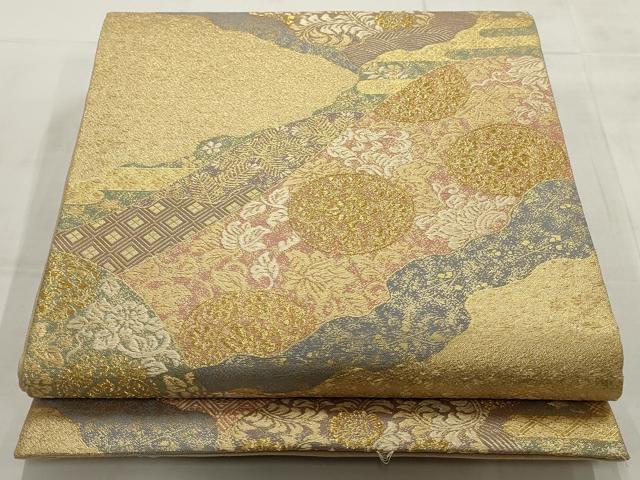 ■■■　サイズ　■■■ 長さ 432cm 幅 30.5cm程 ■■■　商品詳細　■■■ 【正絹】 状態は締めてはおりますが 特に目立ったシミ汚れなどもなく大変良い状態です。 大変上質な逸品になります。 お安く出品致しますので、是非この機会に...