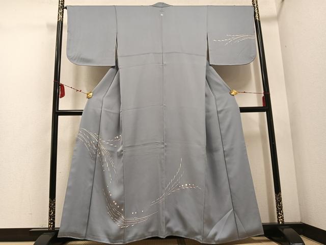 ■■■　サイズ　■■■ 身丈 158cm（肩から） 裄丈 66.5cm 袖丈 46cm　縫込み 5cm 袖幅 33cm 前幅 24cm 後幅 27cm 着物縫いこみ 内揚げ 4cm 裄 お袖側 約0cm　身頃側 約0cm ■■■　商品詳細　...